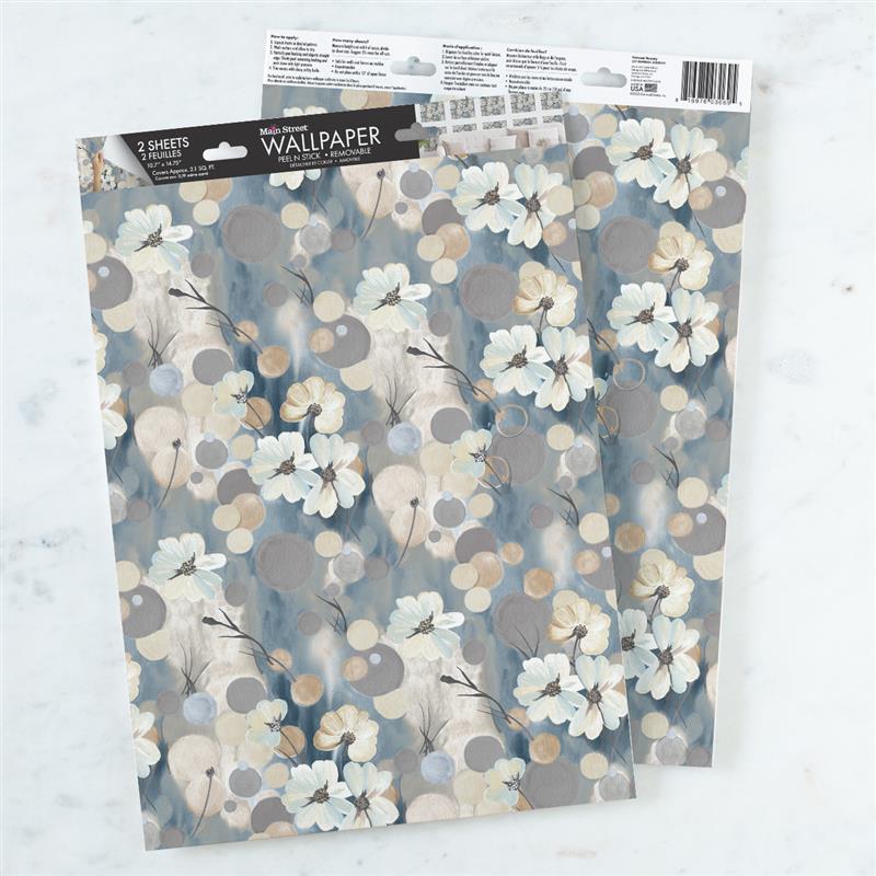 Peel and Stick Wallpaper Sheets – Natural Beauty – Main Street